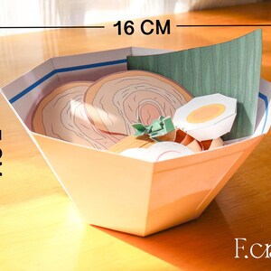 Printable Ramen, Ramen Papercraft, Paper Craft Activity - Educational ...