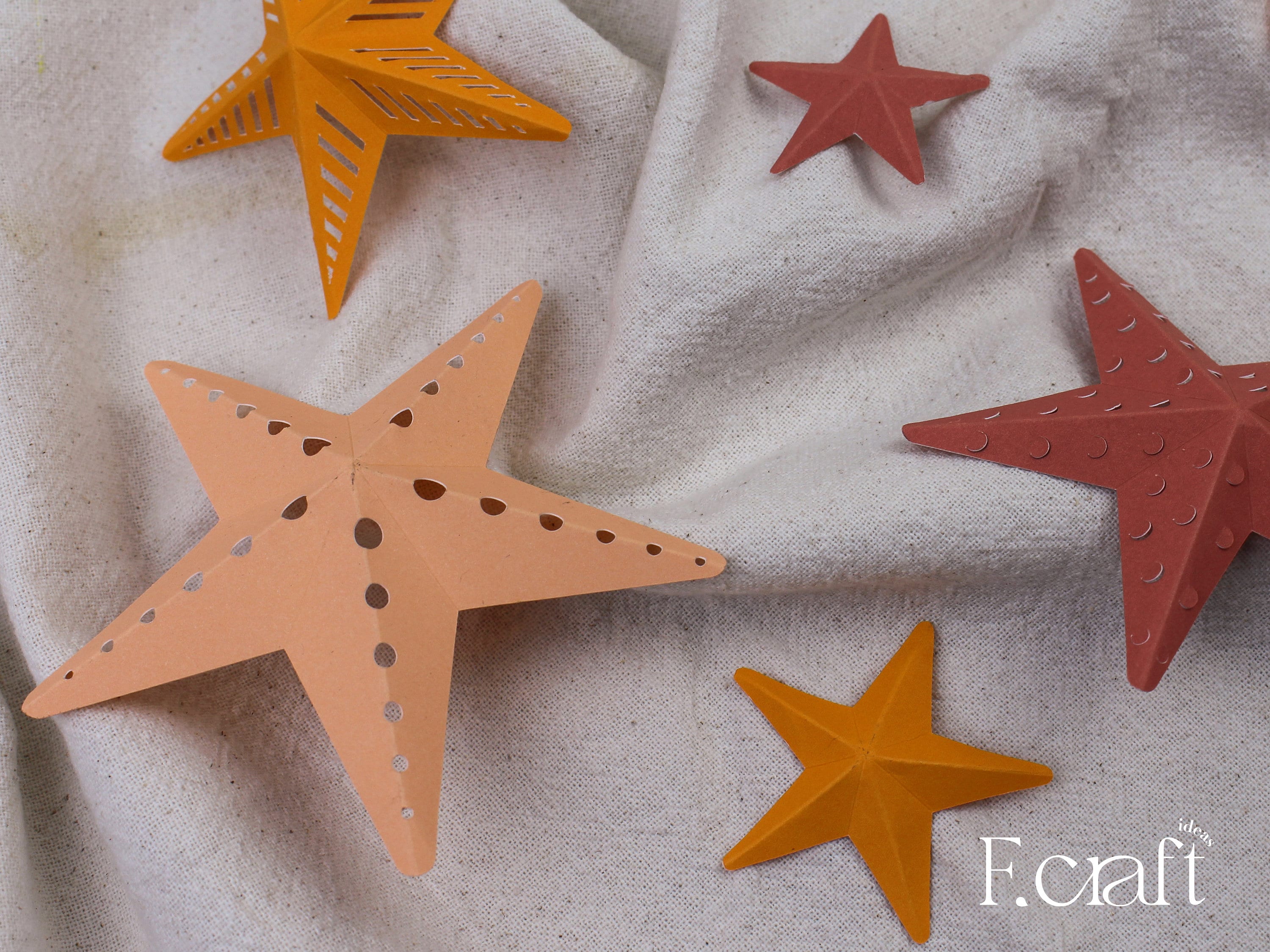 DIY Papercraft Starfish, Starfish Papercraft, Starfish 3D Paper Craft ...