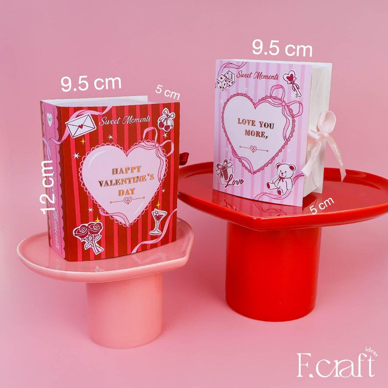 DIY Pop-up Scrapbook – A Little Love Book, Valentine's Gift (PDF & SVG ...