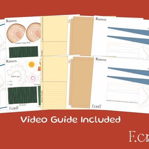 Printable Ramen, Ramen Papercraft, Paper Craft Activity - Educational ...