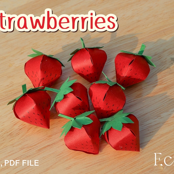 Strawberry Boxes - Etsy