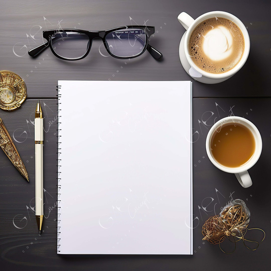 Work Sheet, Planner, Tracker Paper Mockup, Minimal Digital Mockup ...