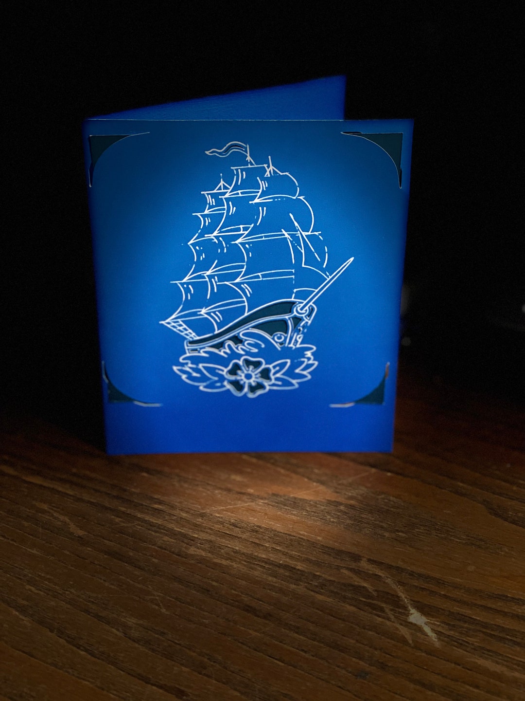 Ship Greeting Card - Etsy