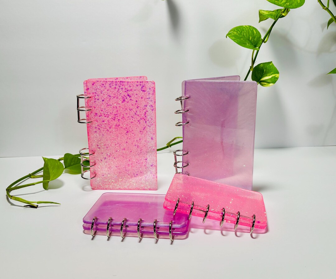 Handmade Resin Budget Binder –transparent Color or Glitter | Cash ...