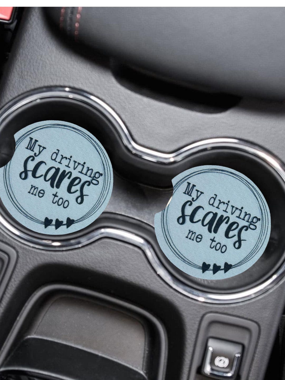 Scary Driving Car Coasters - Etsy