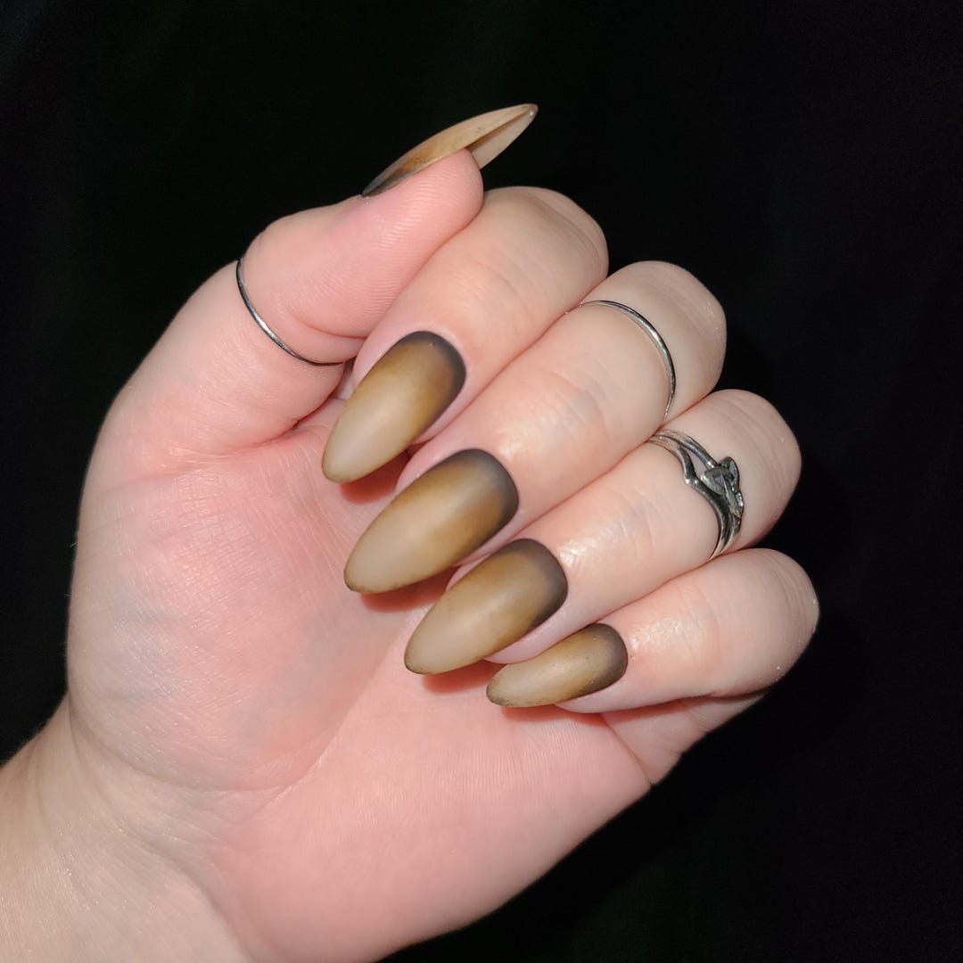 Monster Halloween Costume Nails Cryptid Werewolf Zombie Witch Vampire ...