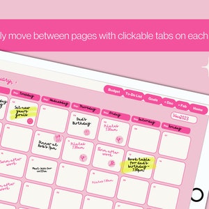 Digital Barbie Planner Undated Barbie Monthly Planner Barbie Digital ...