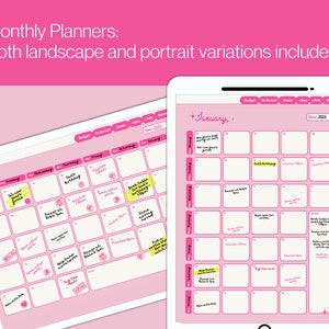 Digital Barbie Planner Undated Barbie Monthly Planner Barbie Digital ...