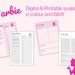 Printable Barbie Daily Planner Barbie to Do List Digital Barbie Planner ...