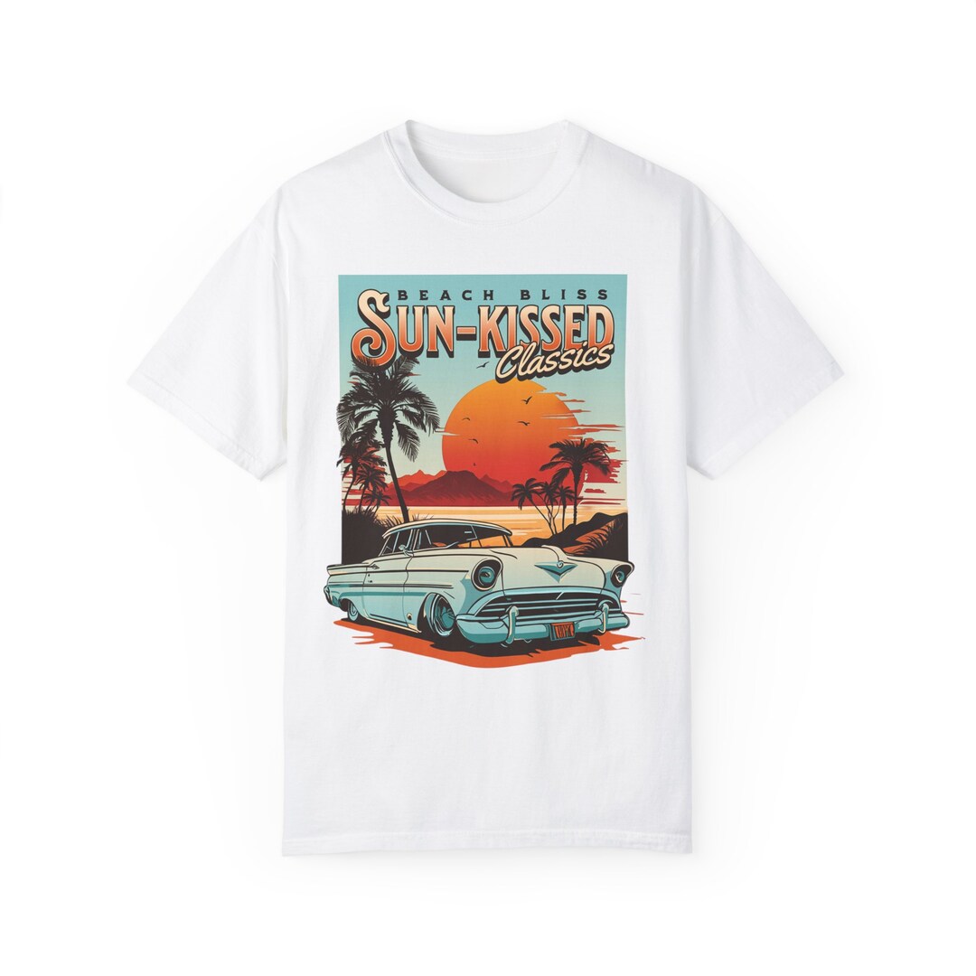 Palm Sun Cruiser Graphic T-shirt - Etsy