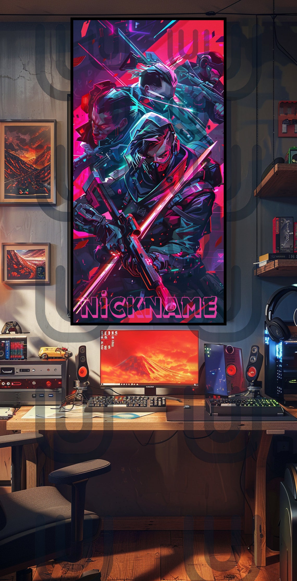 Valorant Game Poster 3 Custom Digital Print, Gamer Room Decor, Esports ...