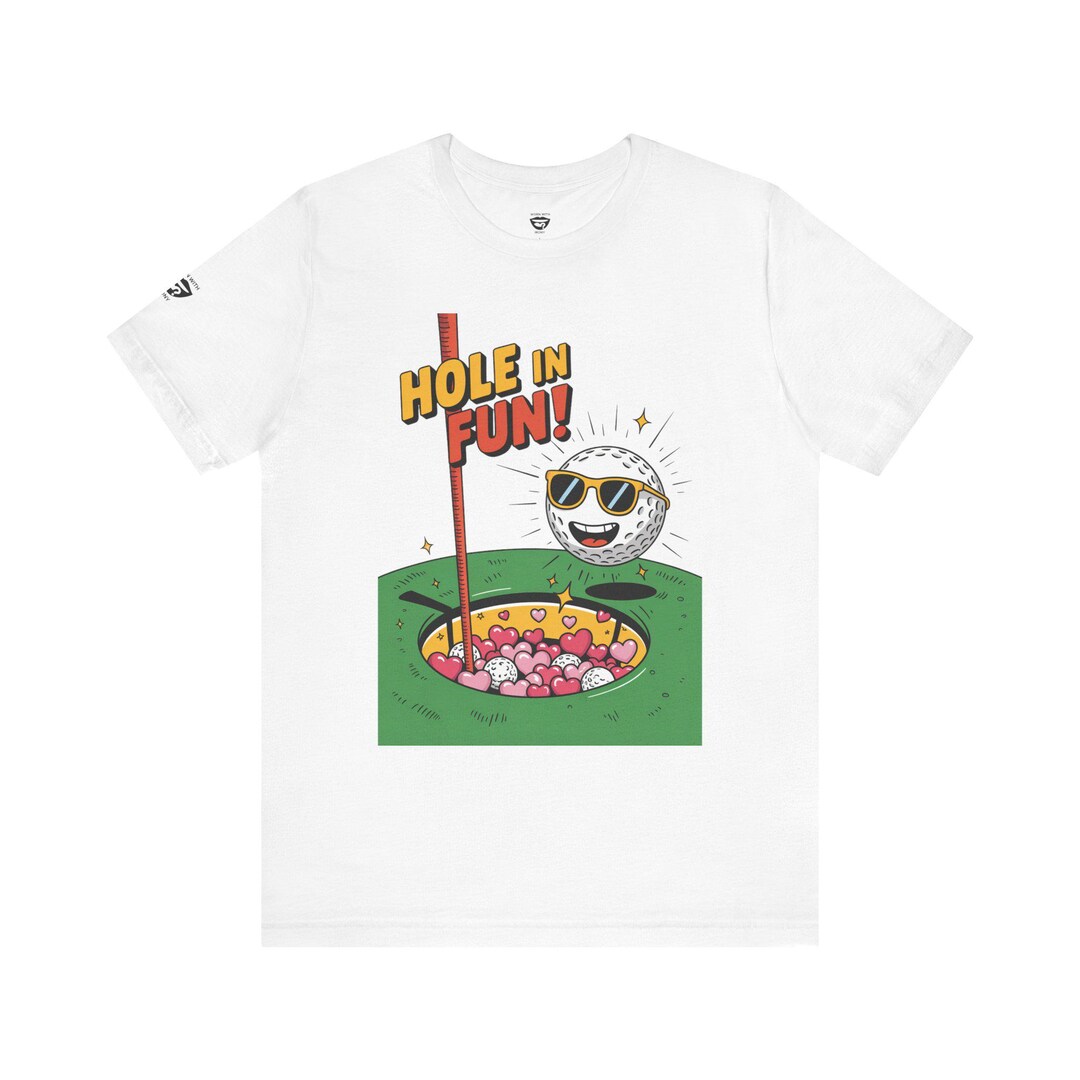 Hole in Fun - Cheeky and Playful Cartoon Tee,playful Golf Tee - Perfect ...