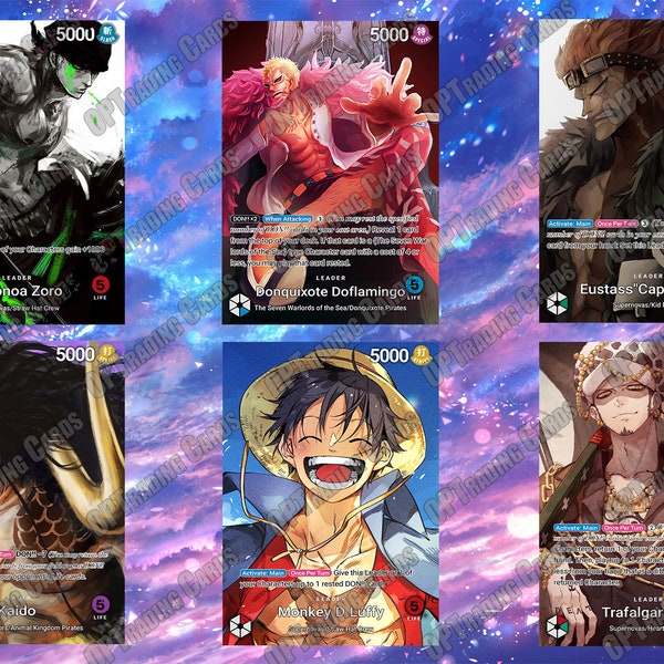 One Piece Custom Leader Card Tcg - Etsy