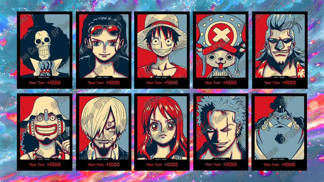 Custom DON Proxies OPTCG Handmade Pirate Crew Select Design or Submit ...