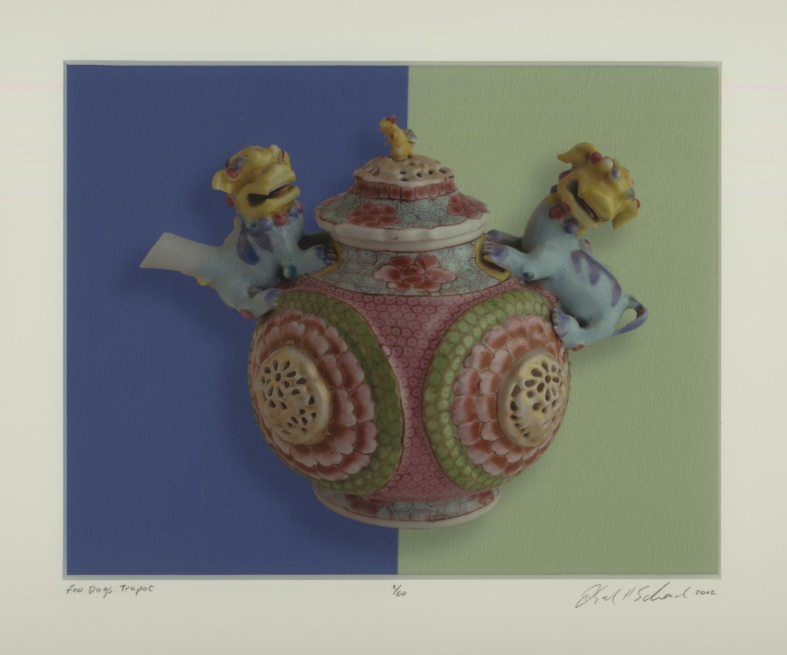 Print of Photograph Artisan Studio Heavy Glass Soldered Edges Foo Dogs ...