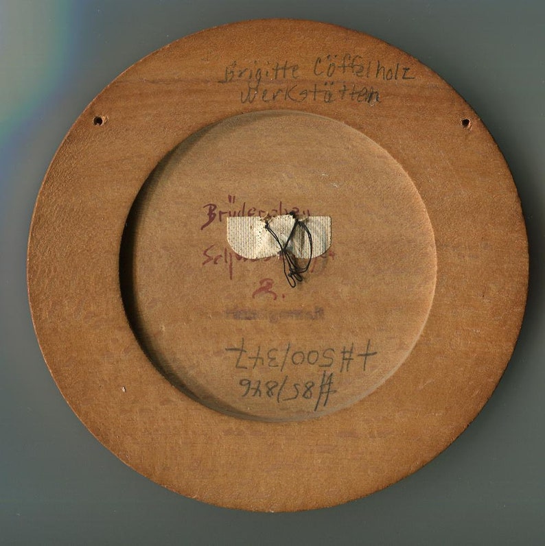 Vintage Girl Dress Brunette Doe Dear Cuddling Hug Pet Flowers Grass ...