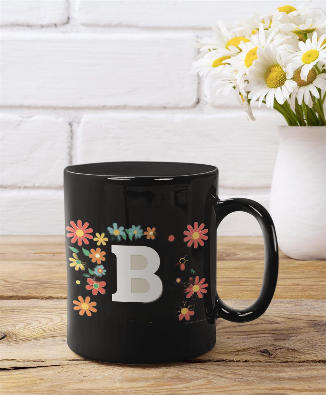 Taza Personalizada Con Letras Del Abecedario - Etsy