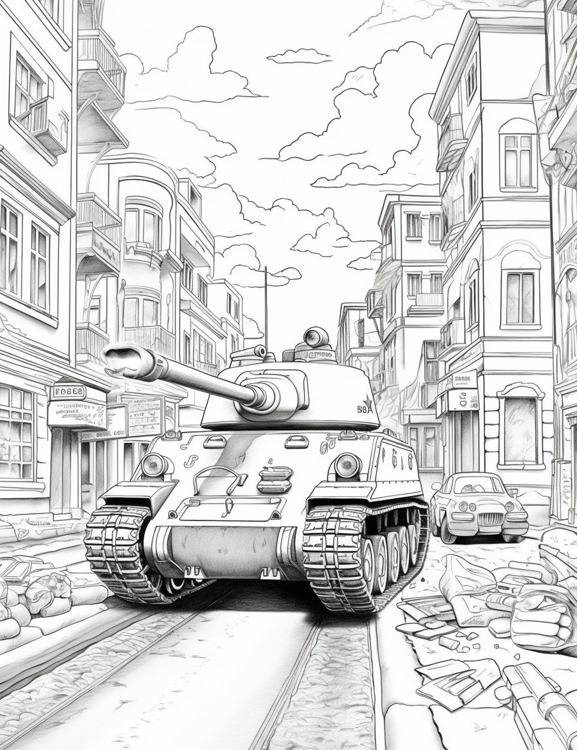 25+ Military Coloring Pages | Army Coloring Book | Tank Coloring ...