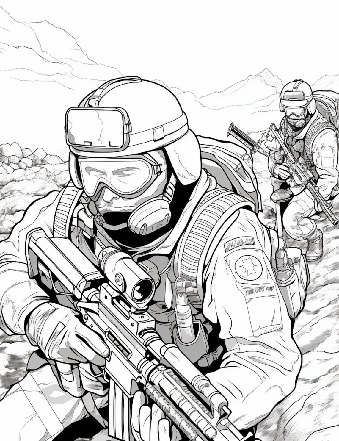 25+ Military Coloring Pages | Army Coloring Book | Tank Coloring ...
