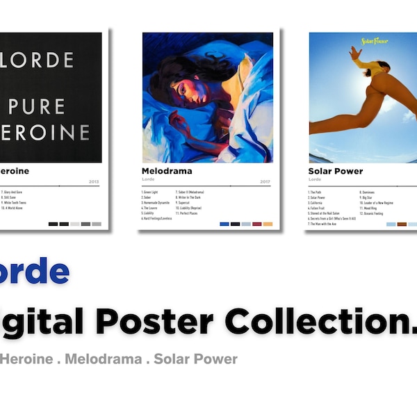 Lorde Posters - Etsy