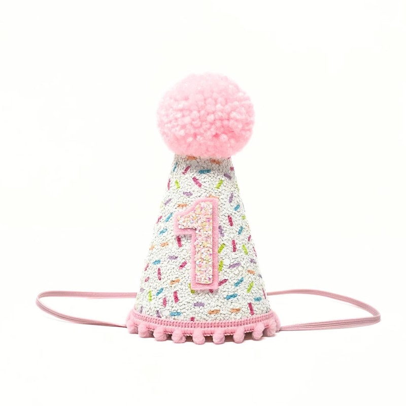One Year Girl Party Hat - Etsy