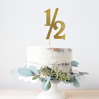 Happy One Month Cake Topper Baby Decorations Newborn Smash Cake Topper ...