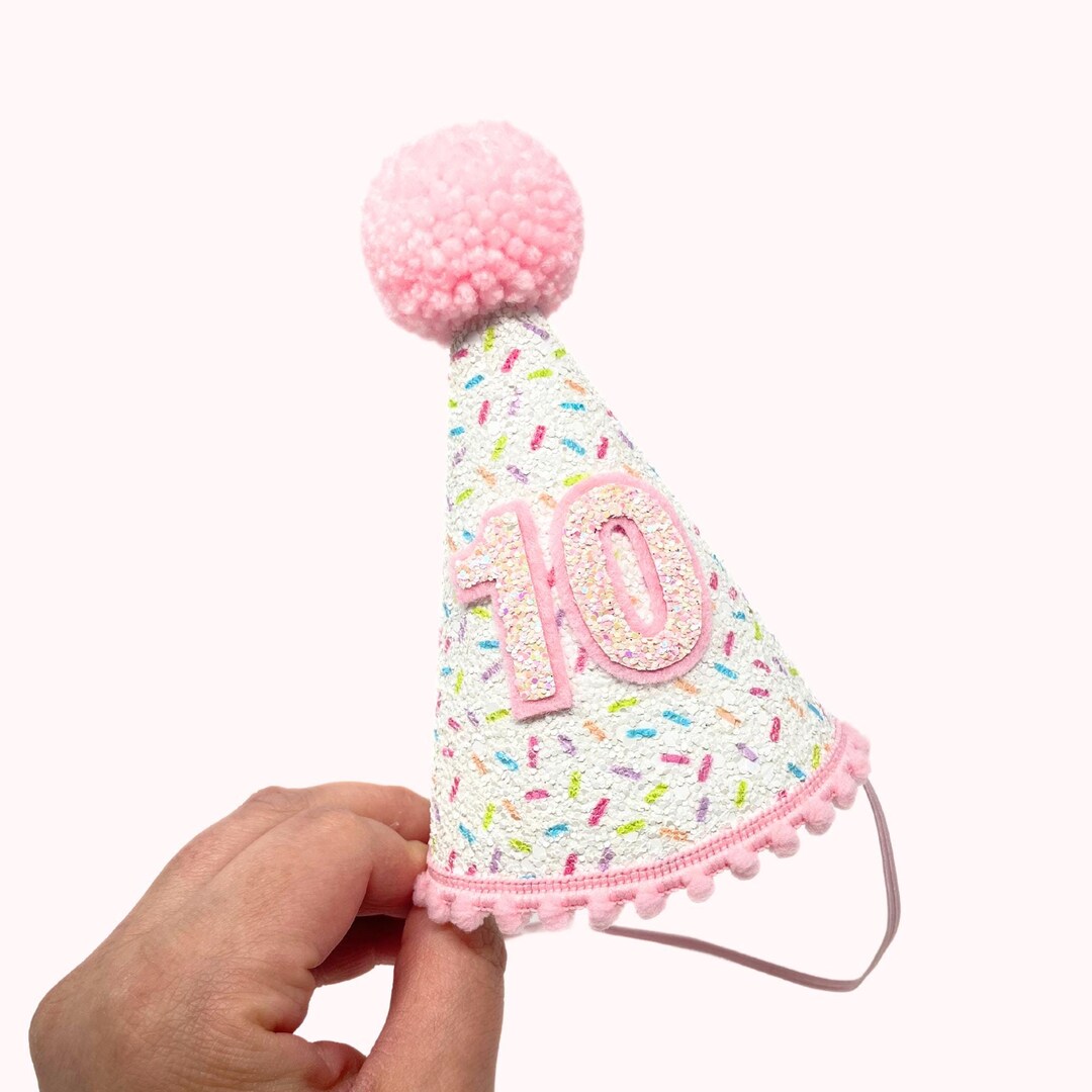 Tenth Birthday Girl Hat | 10th Birthday Girl Outfit | Sprinkles Party ...