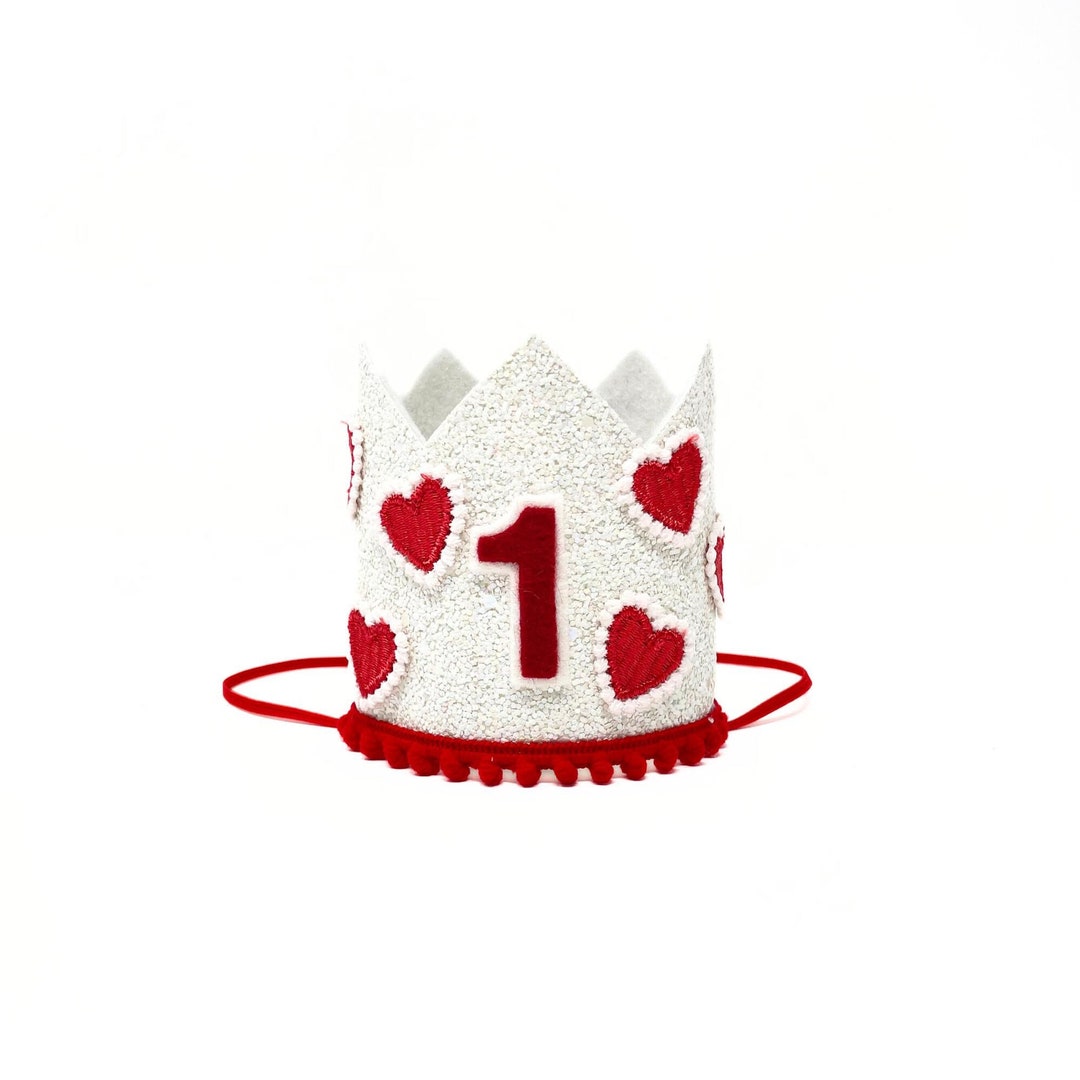 Valentine Birthday Crown | Love Crown | Valentine First Birthday ...