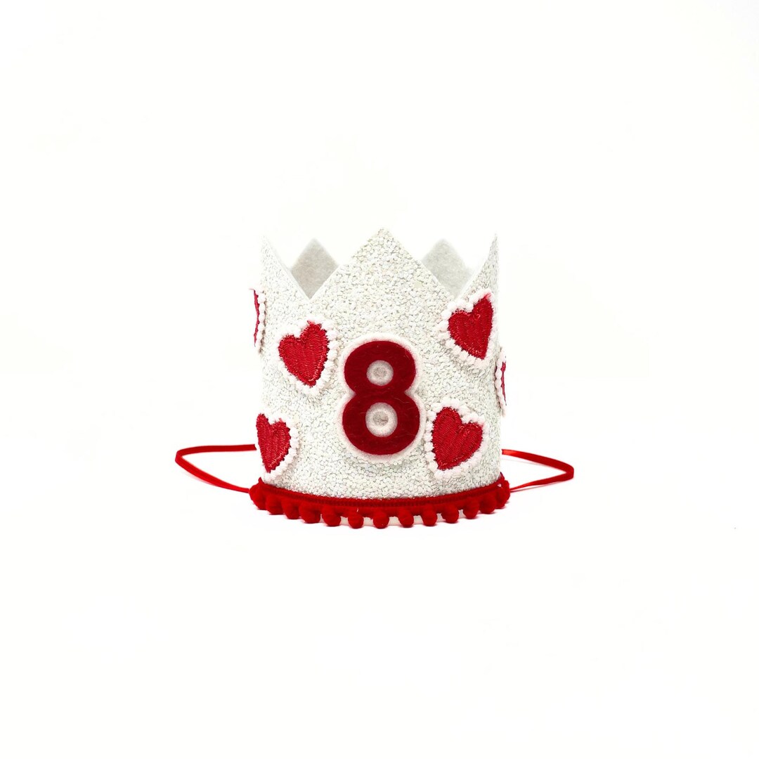 Valentine Birthday Crown | Love Crown | Valentine Eighth Birthday ...