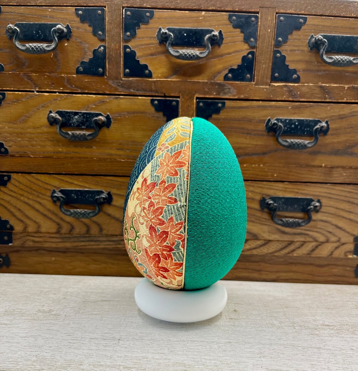Japanese Easter Egg Ornament | Easter Centerpiece | Kimono Japanese ...