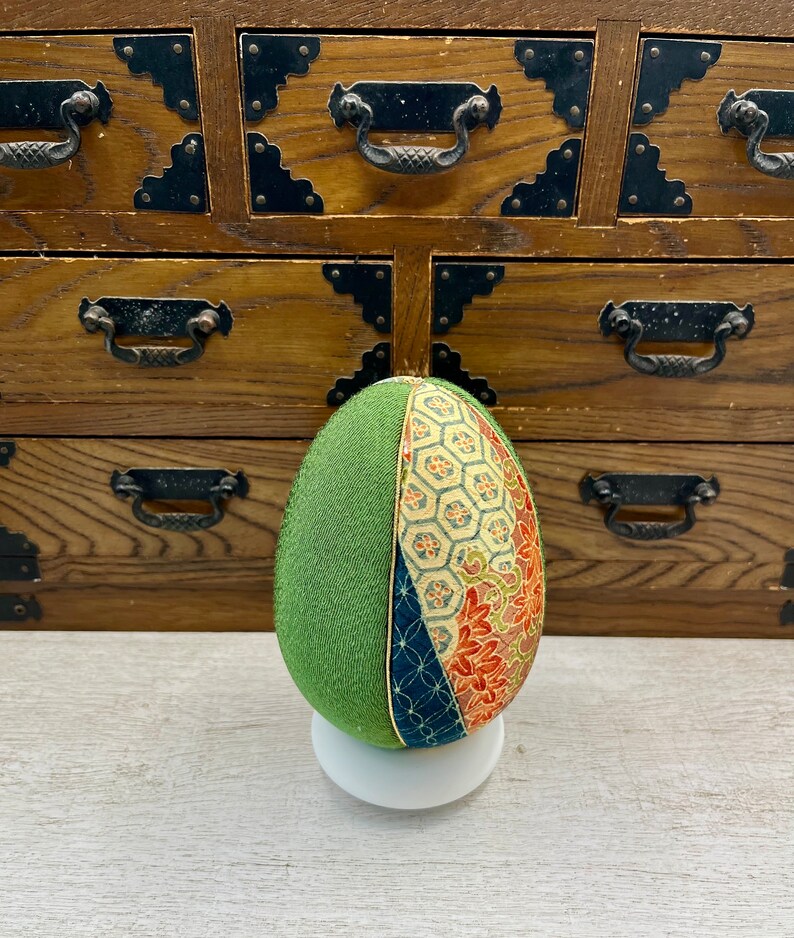 Japanese Easter Egg Ornament | Easter Centerpiece | Kimono Japanese ...