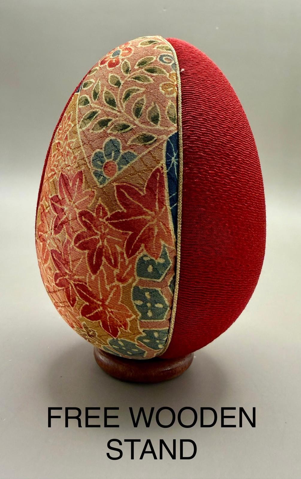 Japanese Silk Easter Egg Ornament | Handmade Easter Decoration Gift ...