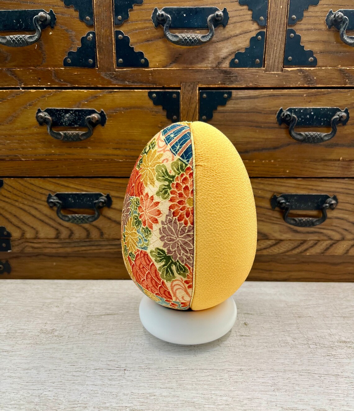 Japanese Easter Egg Ornament | Easter Centerpiece | Kimono Japanese ...