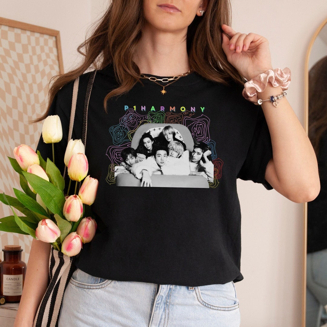 P1harmony Kpop Shirt, Colorful Killin It Comeback Tee, Piwon, Keeho ...