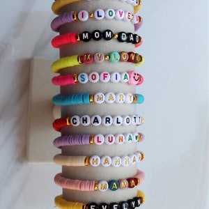 25,50,100,200 Bulk Team Bracelet, Friendship Bracelets, Personalized ...