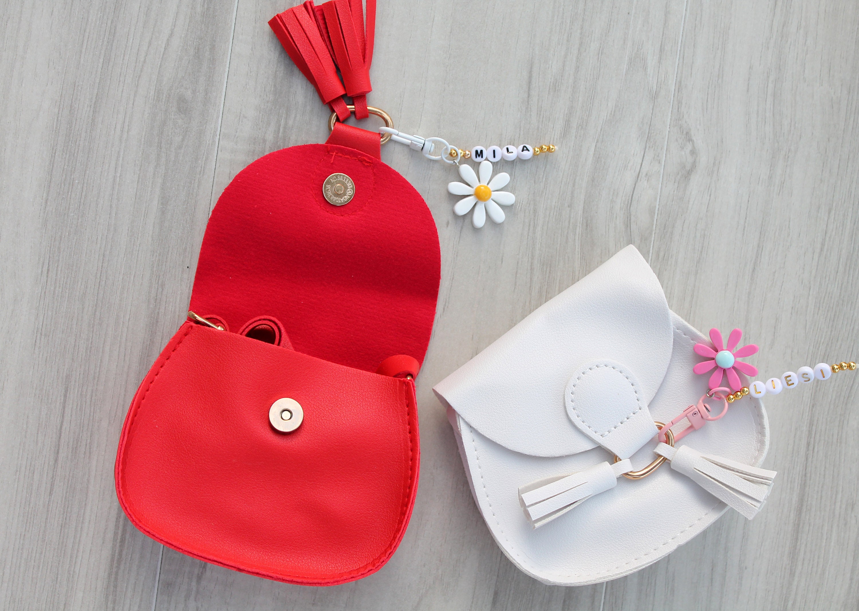 Personalized Girls Tassel Crossbody Purse | Custom Mini Purse | Little ...
