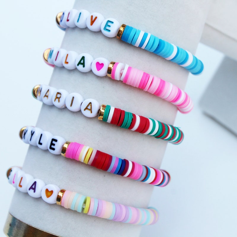 Clay Bead Bracelets - Etsy