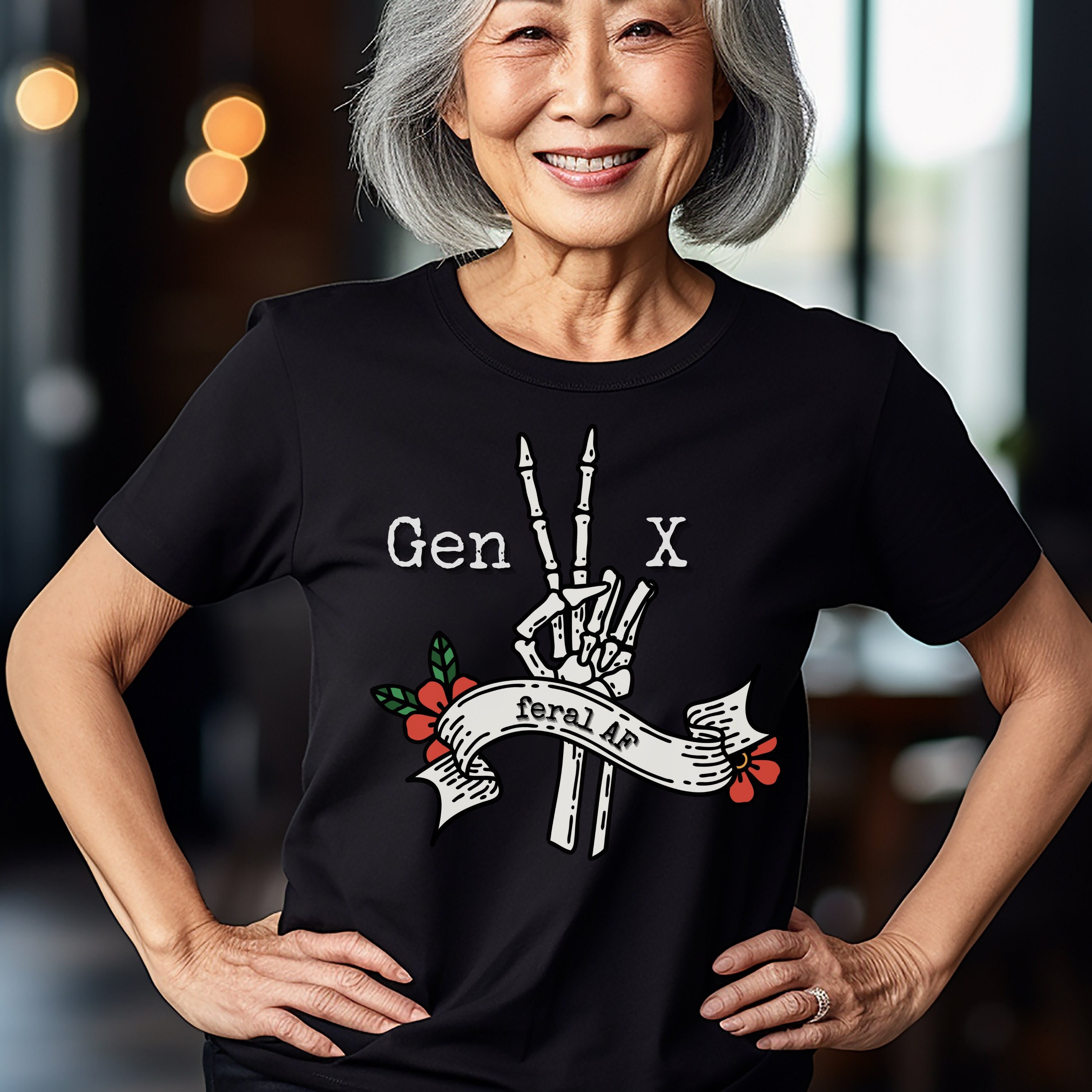 Gen X Feral AF Unisex Tshirt Generation X Tee Vintage Retro T-shirt ...