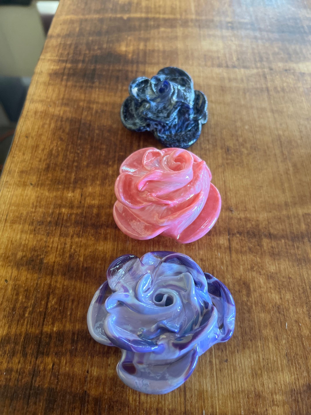 Glass Roses, Rose Paperweight, Rose Valentines Day - Etsy