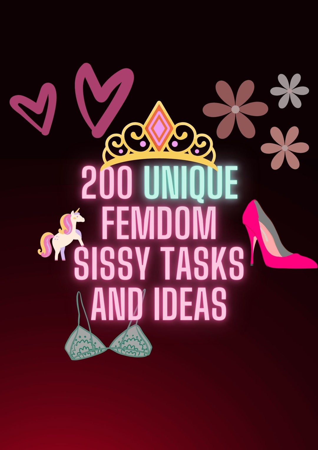 200 Unique Femdom Sissy Tasks and Ideas BDSM Kink Roleplay, Humiliations, and Trainings - Etsy
