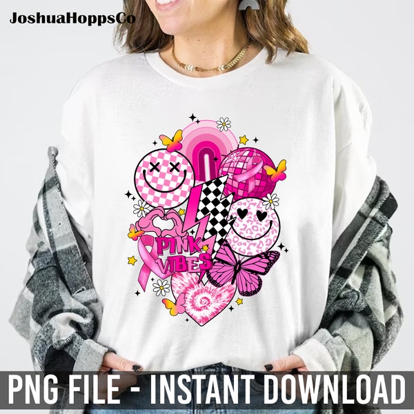 Breast Cancer Smiley Png - Etsy