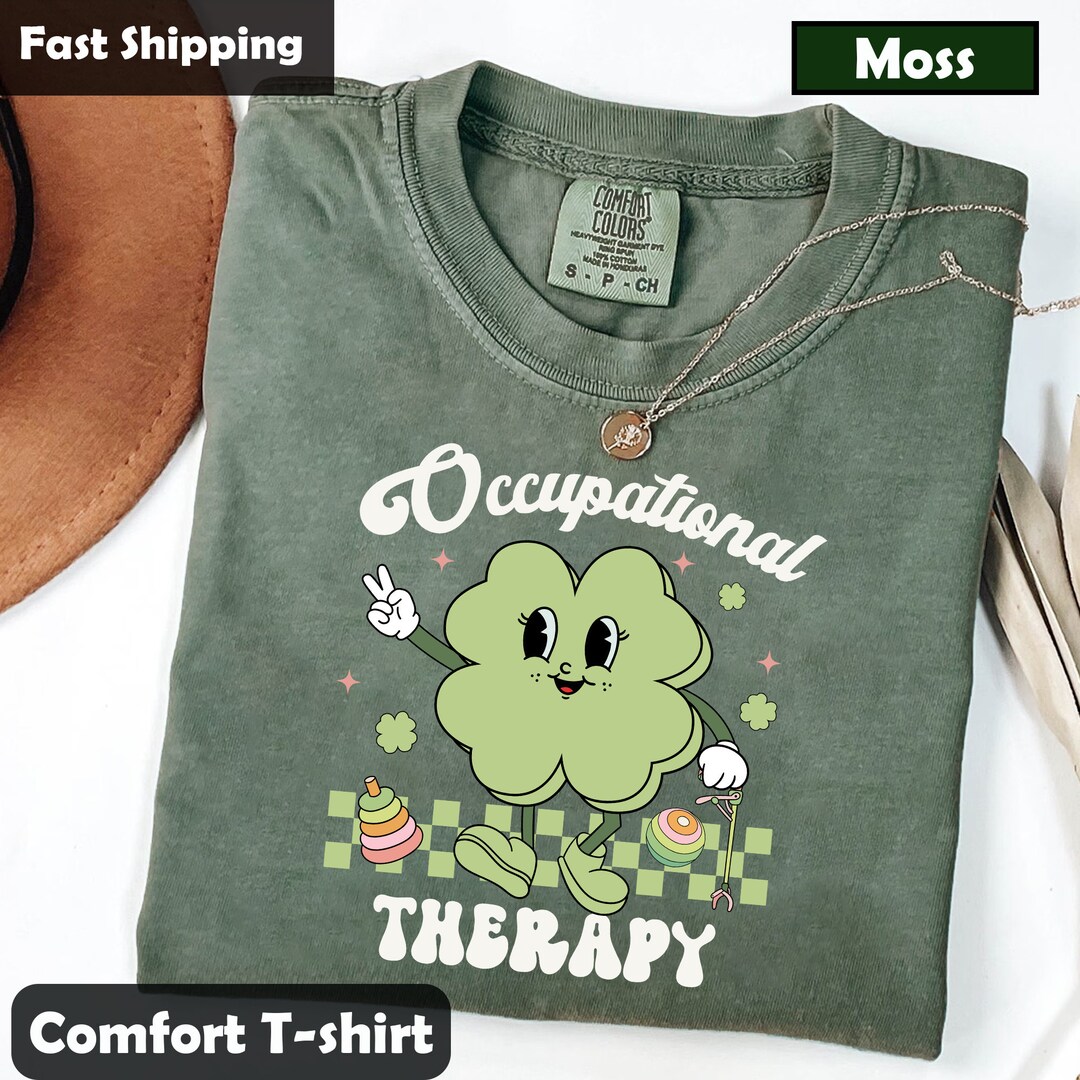 Occupational Therapy St Patrick's Day Shirt, Lucky Occupational ...