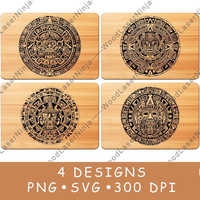 Mayan Calendar Svg - Etsy