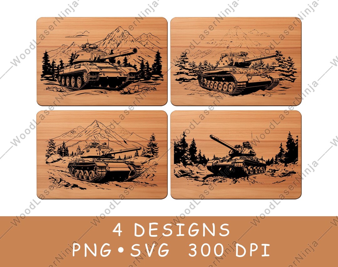 Military Tank Battle Armored Vehicle Army War Laser Burn Coaster Slate ...
