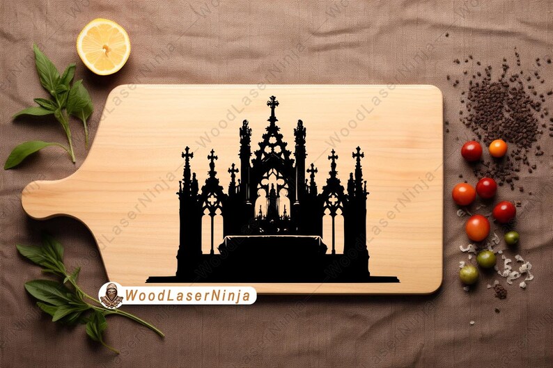 Gothic Altar Sacred Cathedral Sacrament Church Holy Coaster Laser Slate ...