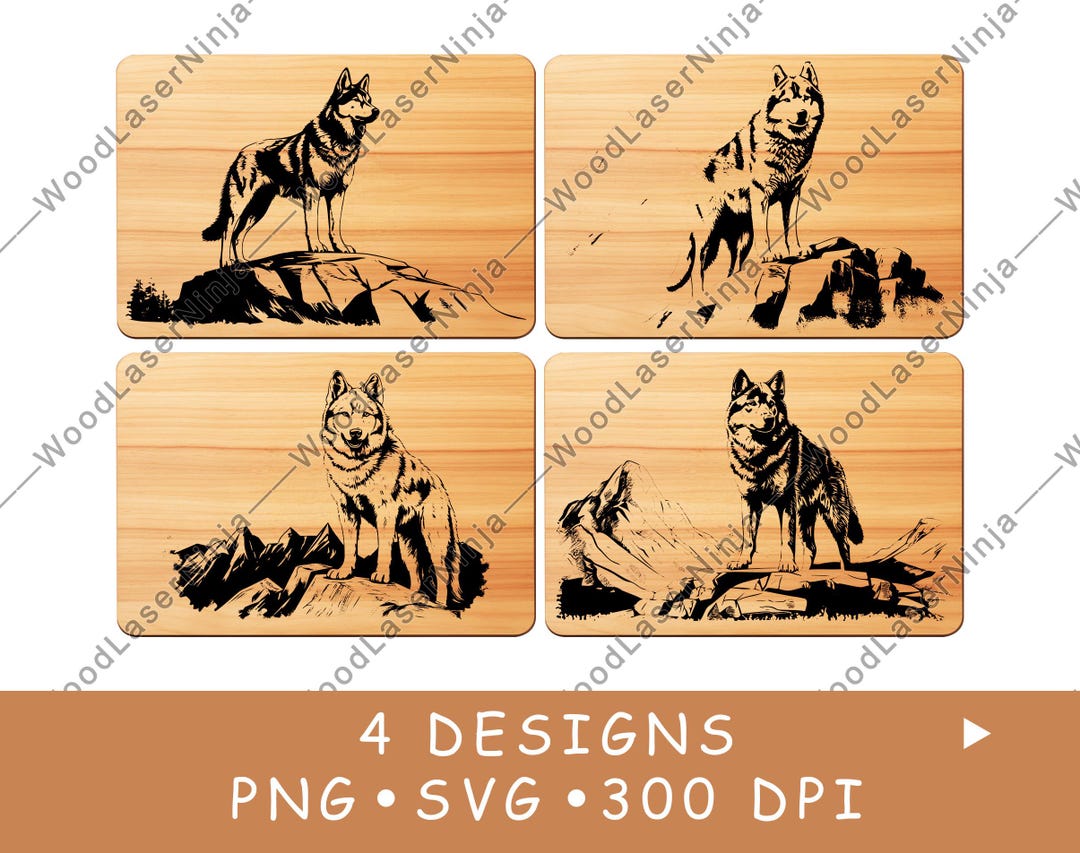 Siberian Husky Snow Sled Dog Togo Balto Alaska Pet Laser File Coaster ...