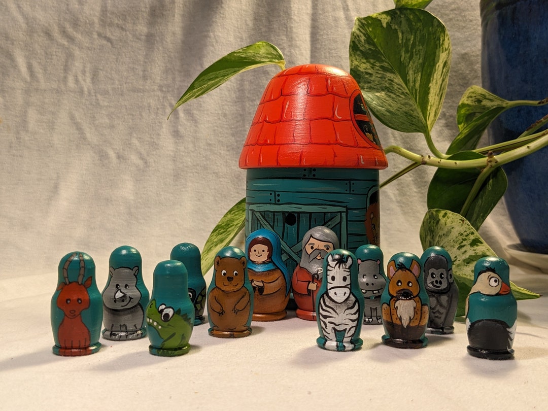 Noah's Ark Doll Set - Etsy