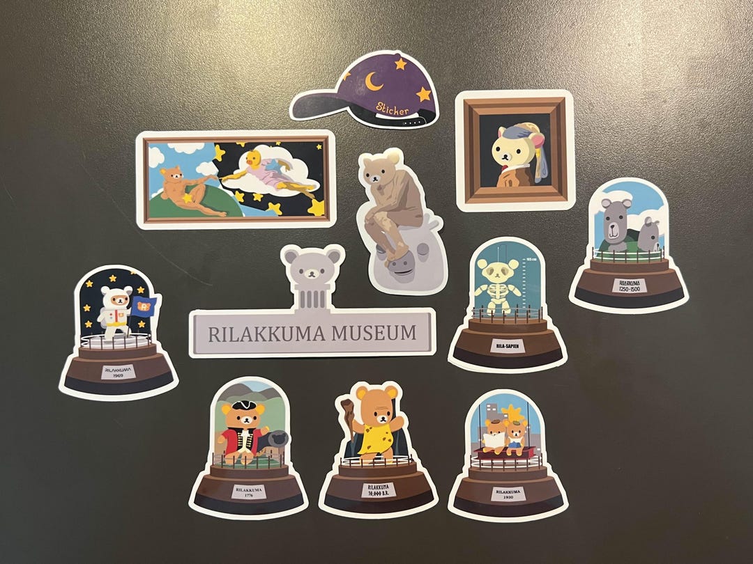 The Rilakkuma Museum Stickers - Etsy