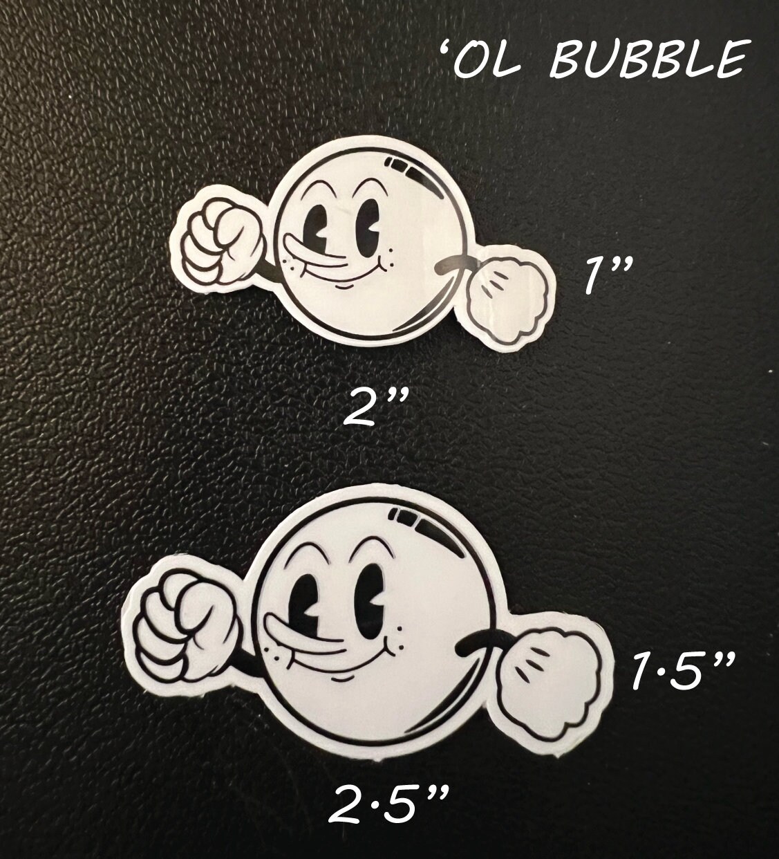 Ol' Bubble Sticker laminated - Etsy