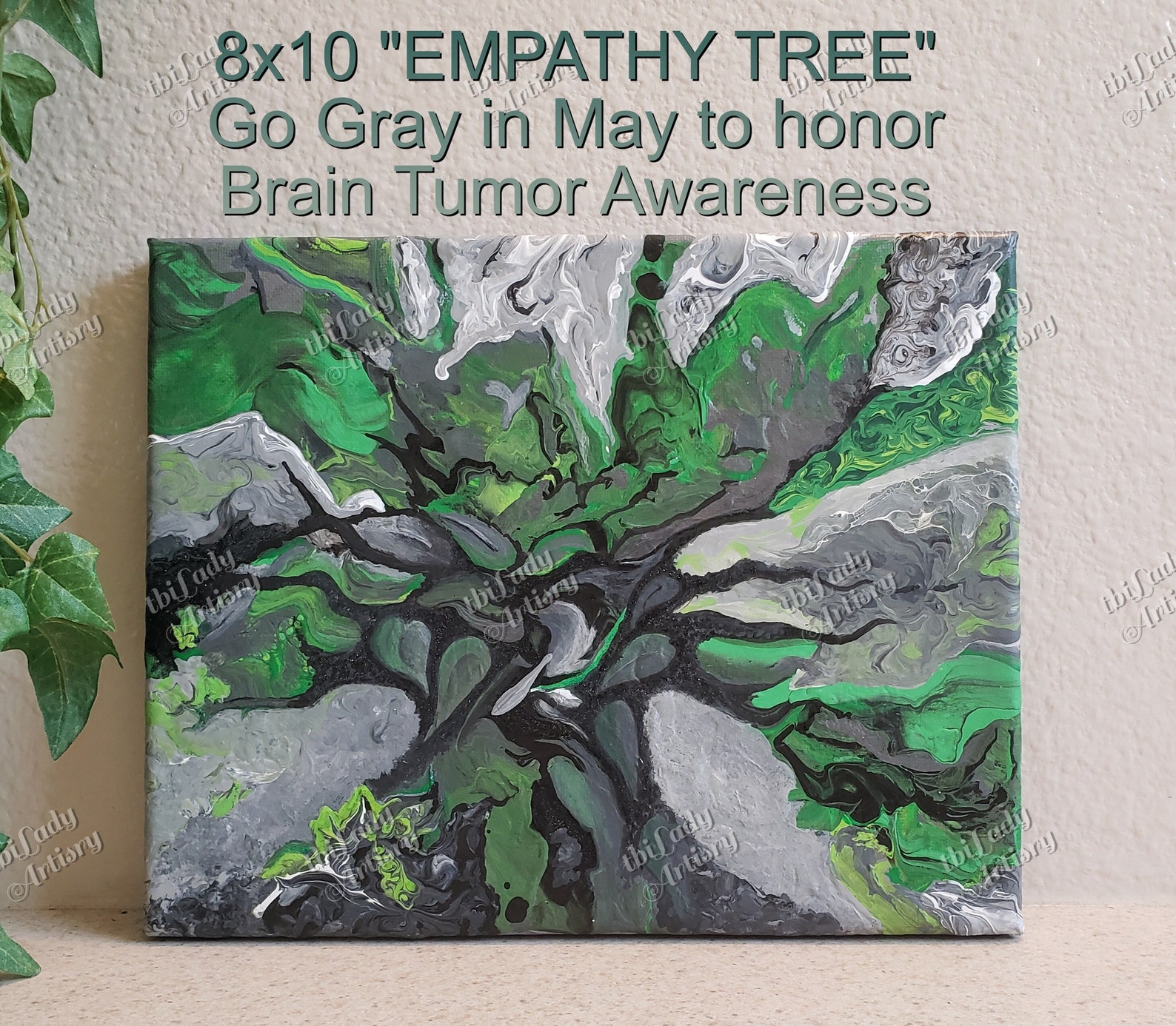 EMPATHY TREE: Tribute to Brain Tumor Awareness/go Gray in May Original ...